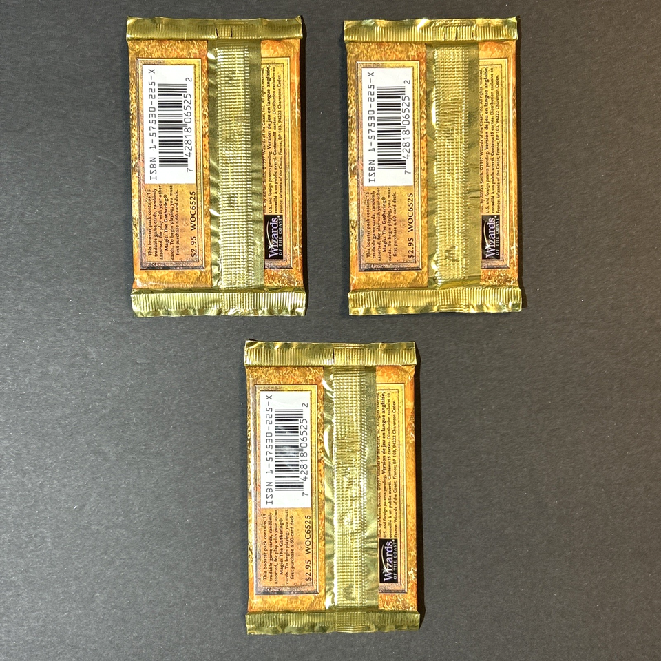 NEW SEALED Lot Of 3 Magic The Gathering MTG Fifth Edition 5th Ed ...