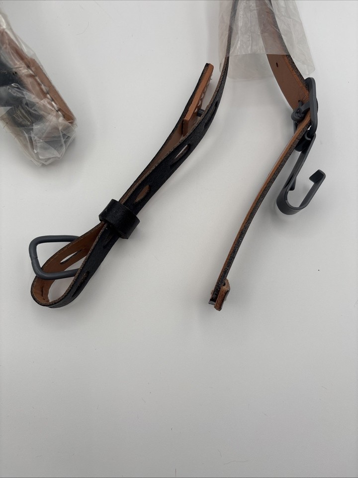 WW2 German Army Leather Equipment Combat Y-STRAP Suspenders Load ...