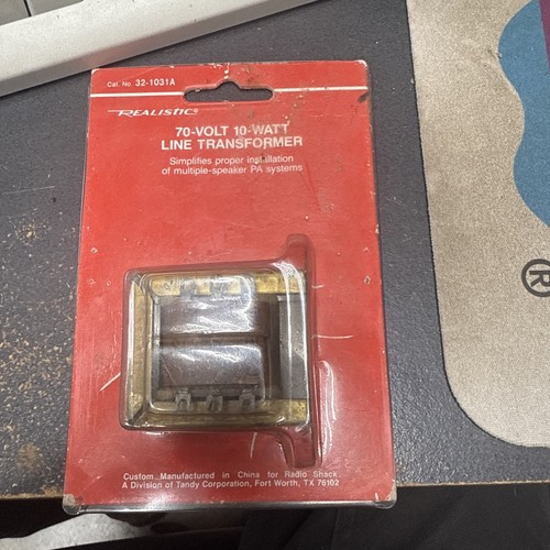 Realistic 32-1031A 70 Volt 10 Watt Line Transformer ** NOS** | eBay