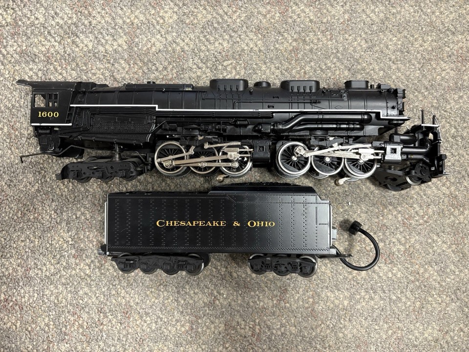 + MTH O RailKing Chesapeake & Ohio 2-6-6-6 Allegheny Steam Engine PS.2 ...