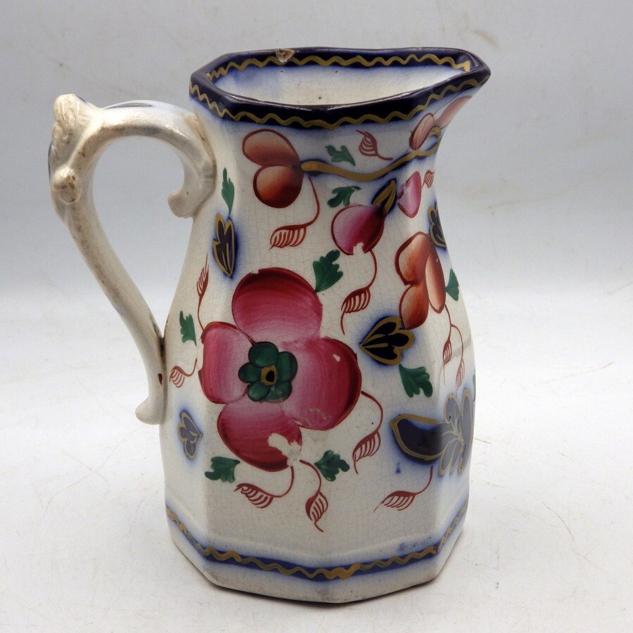 GAUDY WELSH 19th Century Flower Pattern SMALL JUG | eBay UK