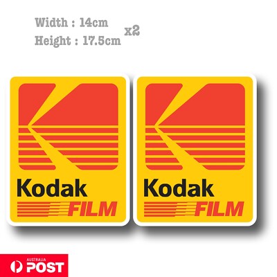 KODAK Film Logo Large Decal Sticker | eBay Australia