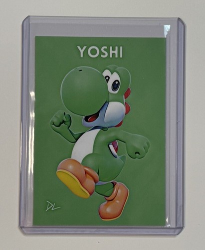 Yoshi Limited Edition Artist Signed “Super Mario Bros.” Trading Card 2/ ...