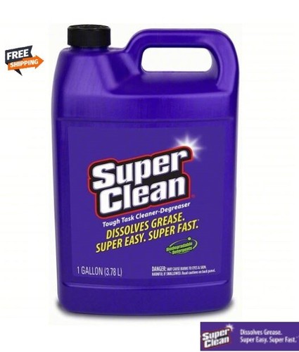 SUPER CLEAN Heavy Duty Degreaser 1 - Gallon Jug Biodegradable Grease ...