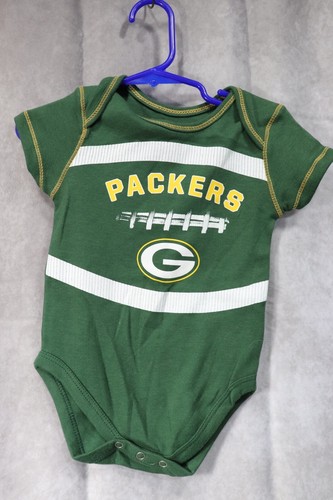 NFL Team Apparel Boy's Green Packers Body Suit 6/9 Months | eBay