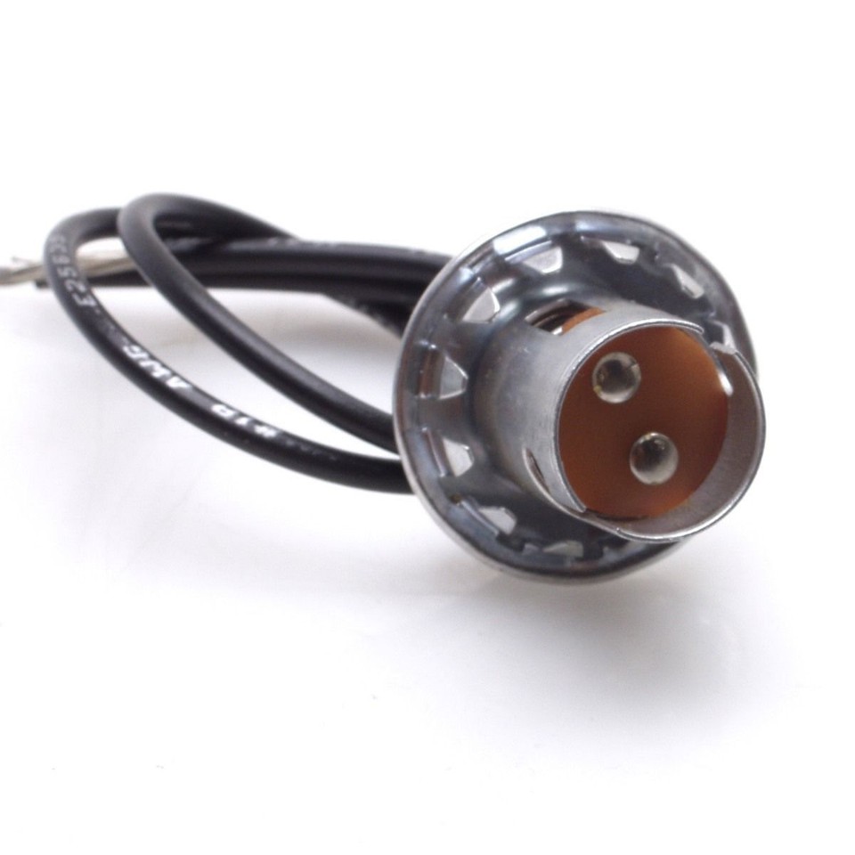 BA15D Parallel Bayonet Light Bulb Socket 24mm 15/16 Control Panel Hole ...