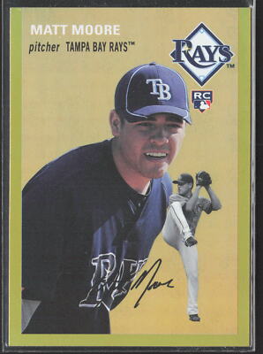 2012 Topps Archives #8 Matt Moore Tampa Bay Rays Rookie | eBay