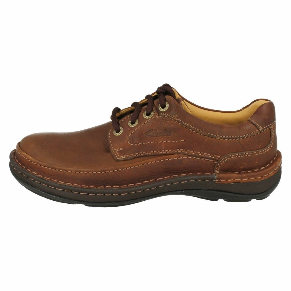 Mens Clarks 'Nature Three' Leather Casual Lace Up Shoes - G & H ...