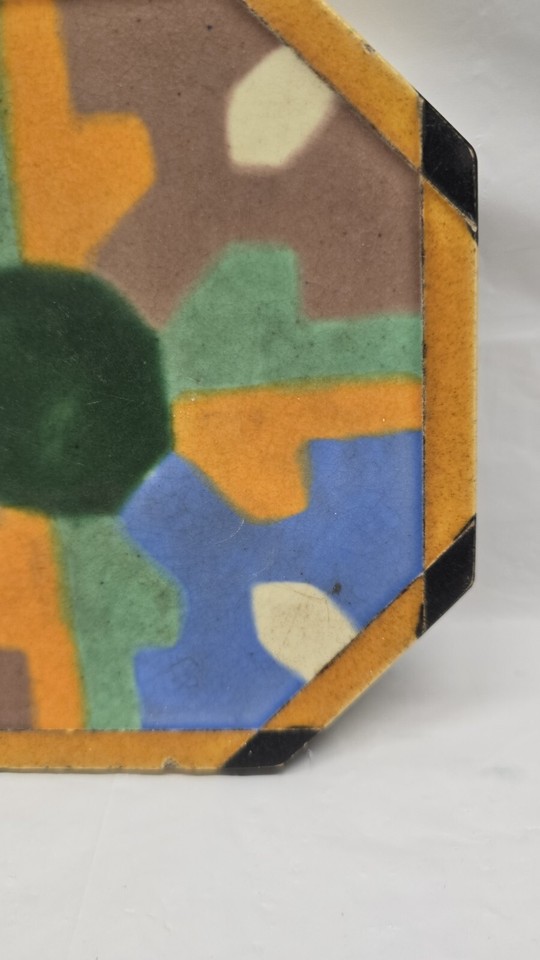 Matawana Tile Co. Art Tile Art deco Design 1930s Art Tile Trivet 6.5 ...