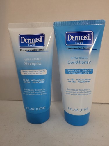 Dermasil Labs- Ultra Gentle Shampoo & Conditioner For Sensitive Scalps ...