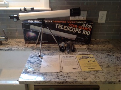 Jason Telescope 100 Model STAR SEARCH 100 Original Box Complete Nice ...