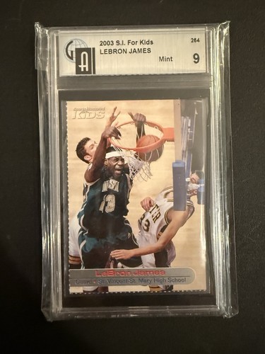 2003 LeBron James SI for Kids Rookie Card 9 Mint | eBay