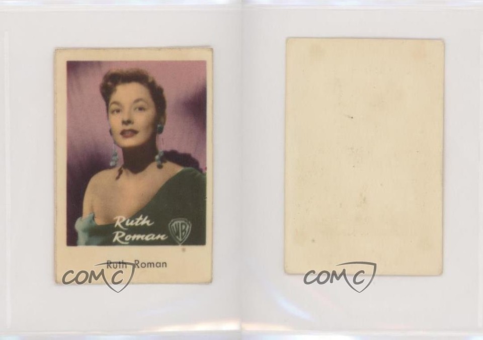 1957 Dutch Gum Unnumbered Studio Series 2 Autografbilder Ruth Roman f5h ...