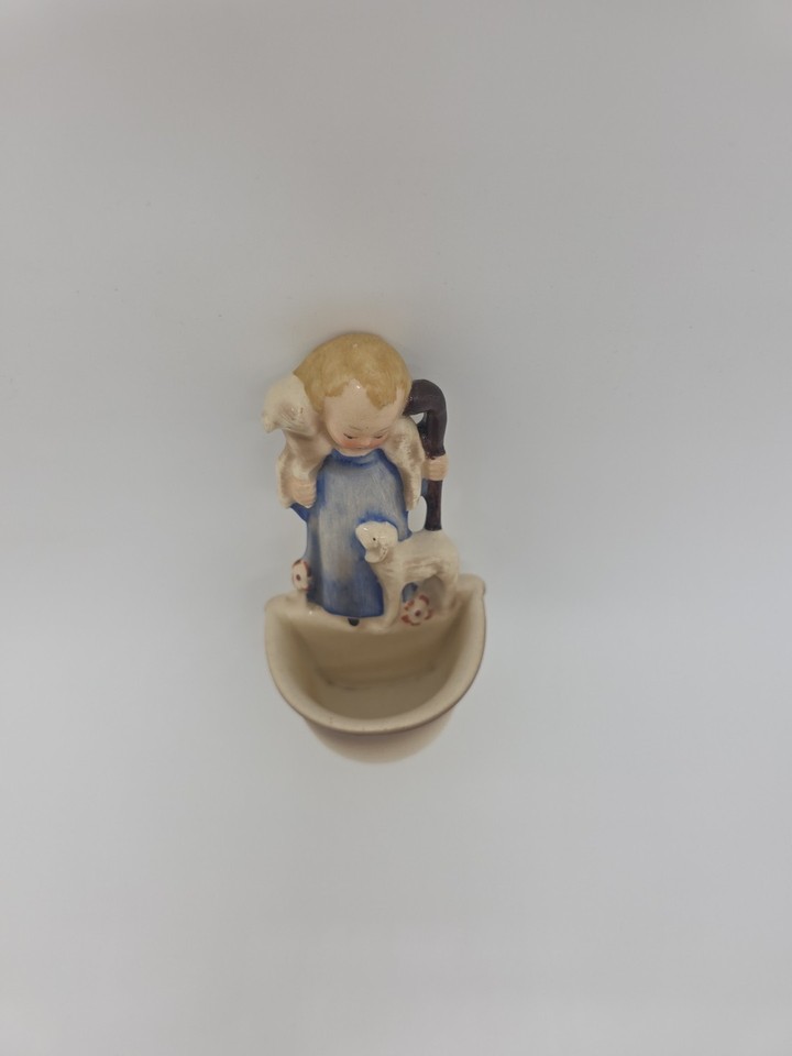 HUMMEL GOEBEL FIGURINE , GOOD SHEPHERD Holy Water Font #35/0 TMK 2 - 5 ...