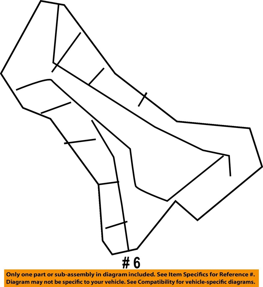 GM OEM 17-24 XT5,XT6 Fender Structural Components Rails-Panel Reinf ...