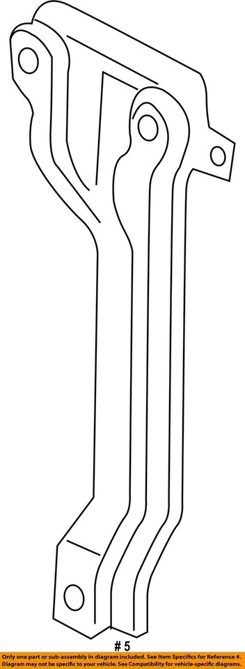 FORD OEM 01-04 Escape Radiator Support-Center Support YL8Z16C750AA | eBay