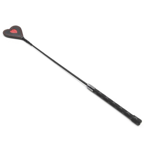 51cm Pu Leather Paddle, Heart-shaped Riding Crop Pu Leather Horse Whip ...