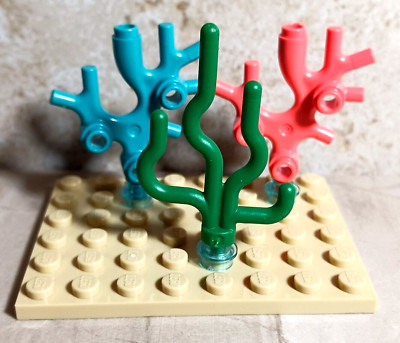 New LEGO Ocean Coral Seaweed Sand Plate Water Plants bubble connection ...