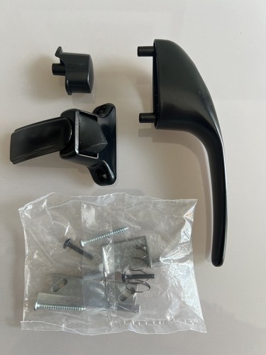 Andersen EMCO Black Push Button Storm & Screen Door Handle Set 43094 S ...
