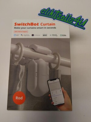 SwitchBot Curtain (SINGLE-ROD) Smart Home Motorized Curtain Operator ...