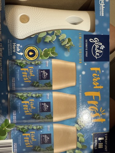 Glade First Frost Limited Edition 1 Spray Unit + 3 Refills | eBay