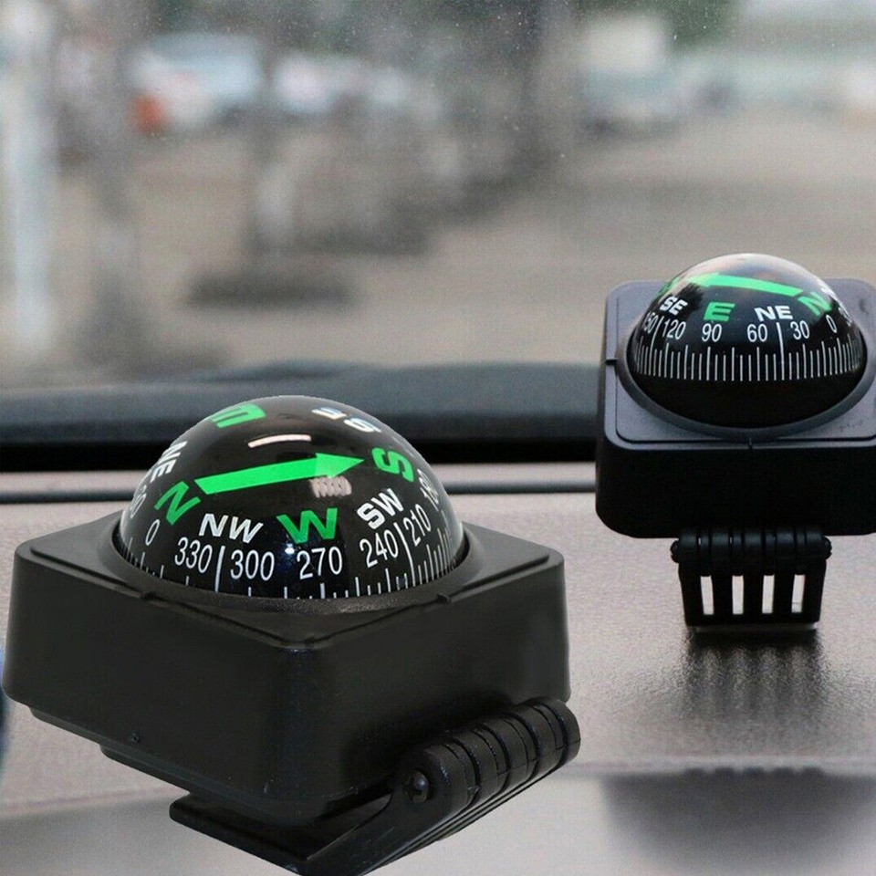 2PC Portable Car Dashboard Navigation compass ball For Outdoor Boat Marine Truck | eBay