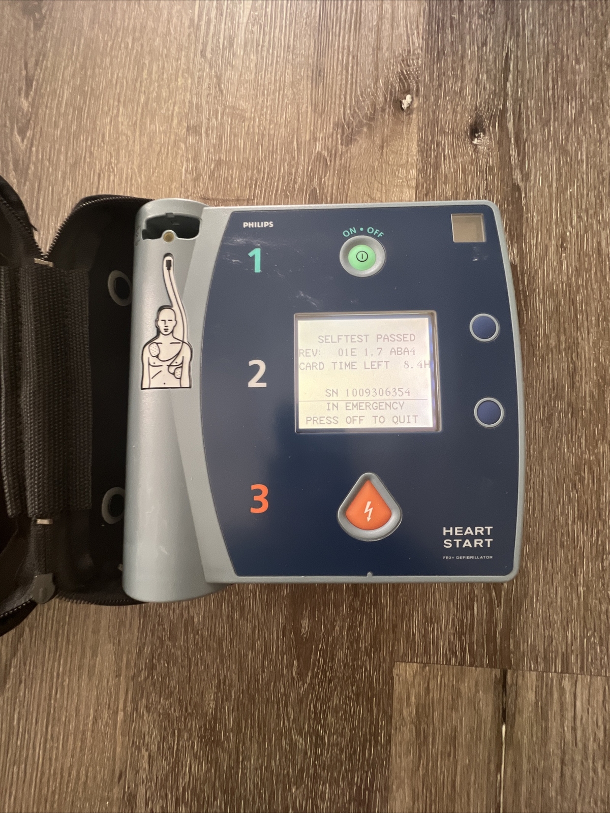 Philips FR2+ Heartstart Automatic External Defibrillator AED FR2+ No ...