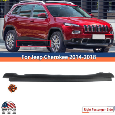 Right Passenger Side For Jeep Cherokee 2014-18 Lower Rocker Panel Cover ...