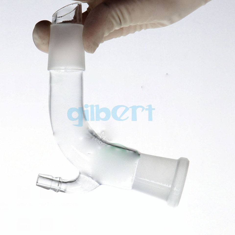 14/23 19/26 24/29 29/32 Joint Quickfit Glass Receiver Adapter With Hose ...