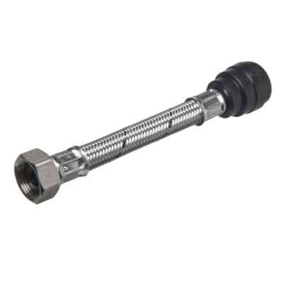 Push Fit Flexible Compression Tap Connector ISO 12mm 15mm 22mm 300mm ...