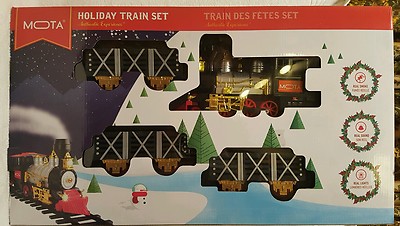 MOTA TRAIN SET FOR CHRISTMAS ELECTRIC TOY TRAINS CLASSIC HOLIDAY REAL ...