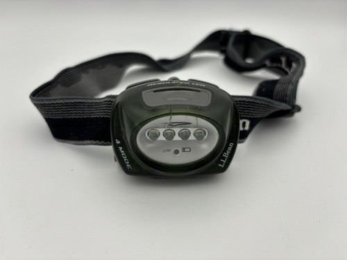 LL Bean Regulated LED Head Lamp Vintage Model Black Strap For Parts | eBay
