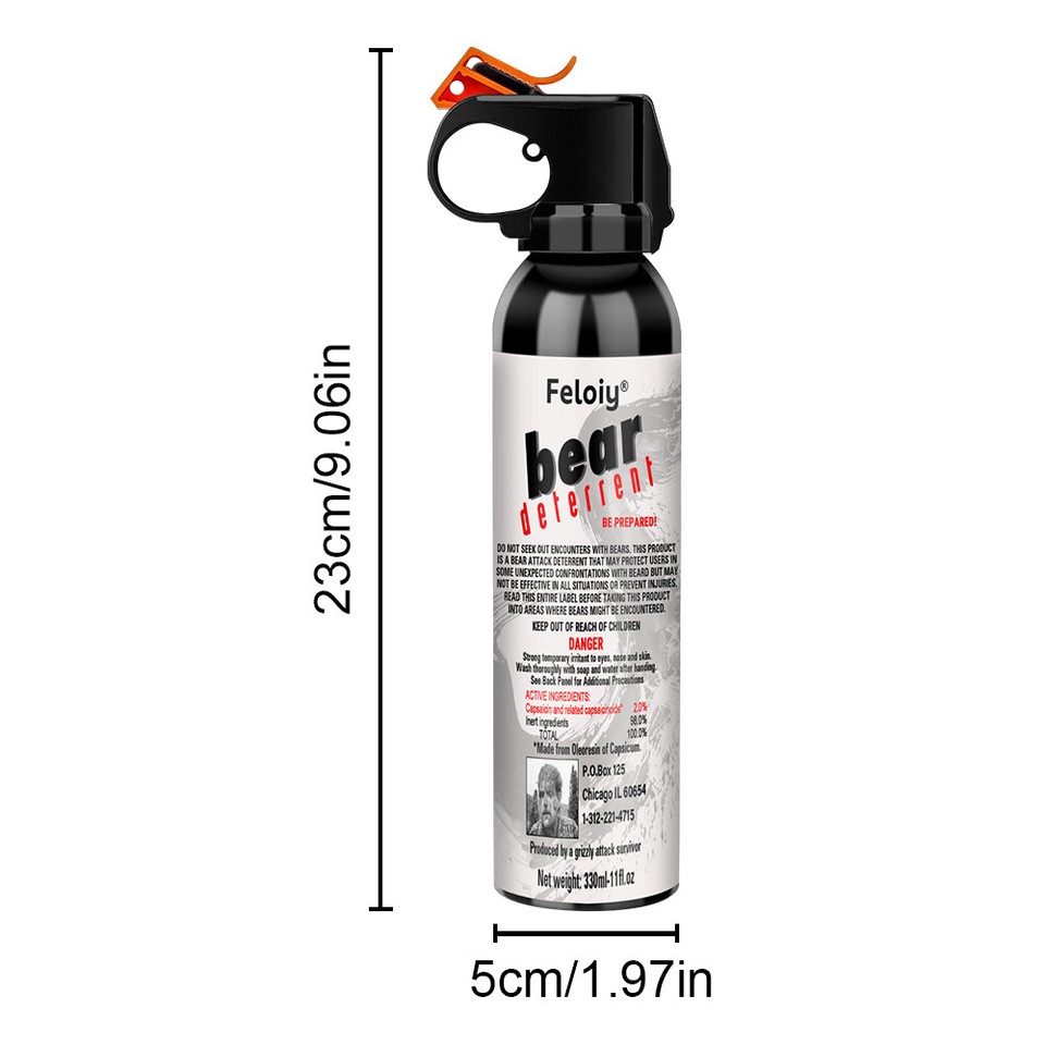 Feloiy Pepper Spray w/ Holster, 11 oz Cans, 30 ft Range, NEW | eBay