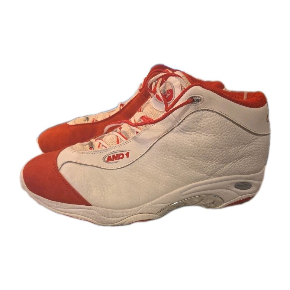 DS AND 1 Tai Chi LX White Red Sz 15 Basketball Shoes Vince Carter VC ...