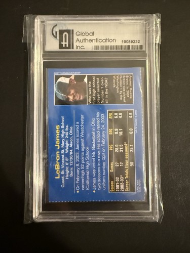 2003 LeBron James SI for Kids Rookie Card 9 Mint | eBay