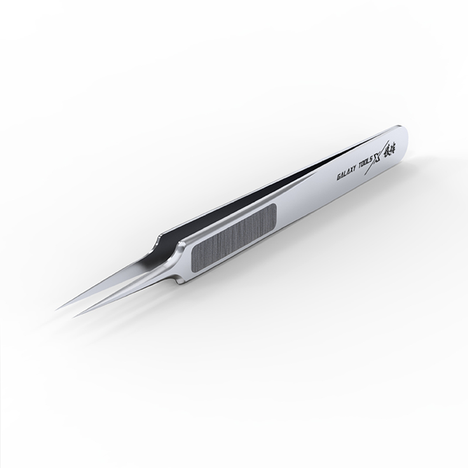 Stainless Steel Angled Tweezers Model Building Straight/Curved/Arc ...