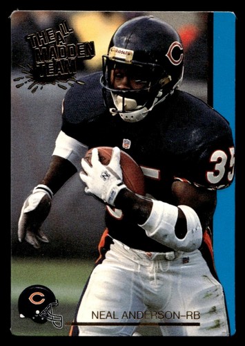 Action Packed All-Madden Neal Anderson 1991 #28 Chicago Bears | eBay