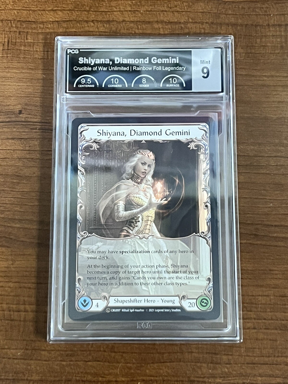 Shiyana, Diamond Gemini RAINBOW FOIL PCG 9- Flesh and Blood Game CRU ...