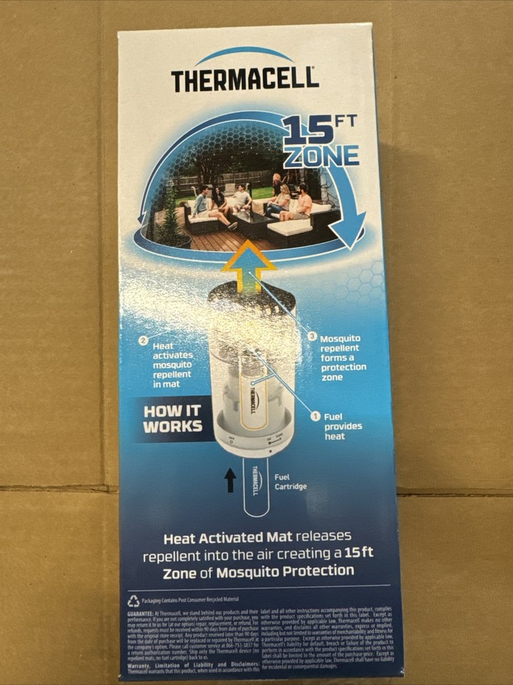 Thermacell Mosquito Repeller Patio Shield Brand New In Box Green | eBay