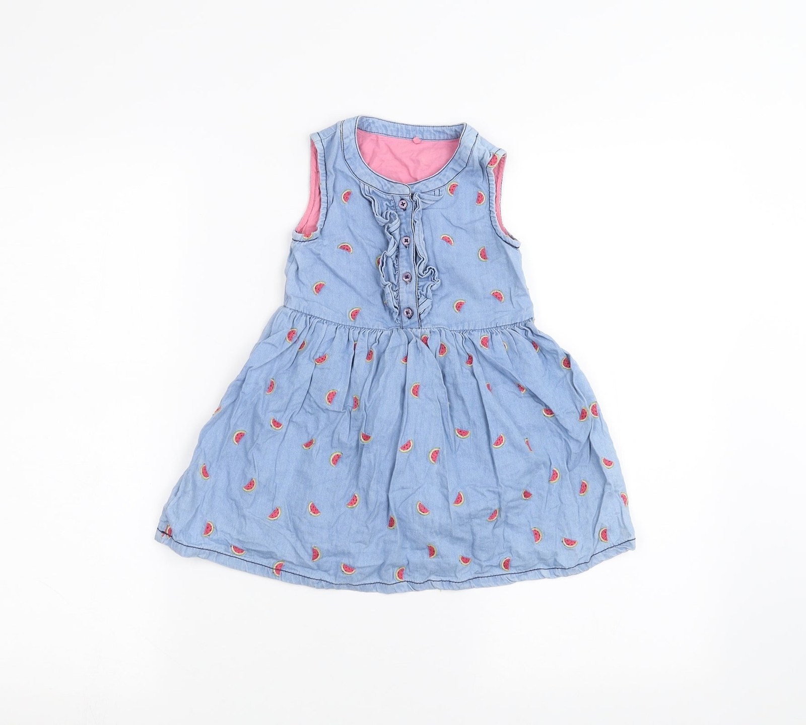 TU Baby Blue Cotton Blend A-Line Size 18-24 Months | eBay UK