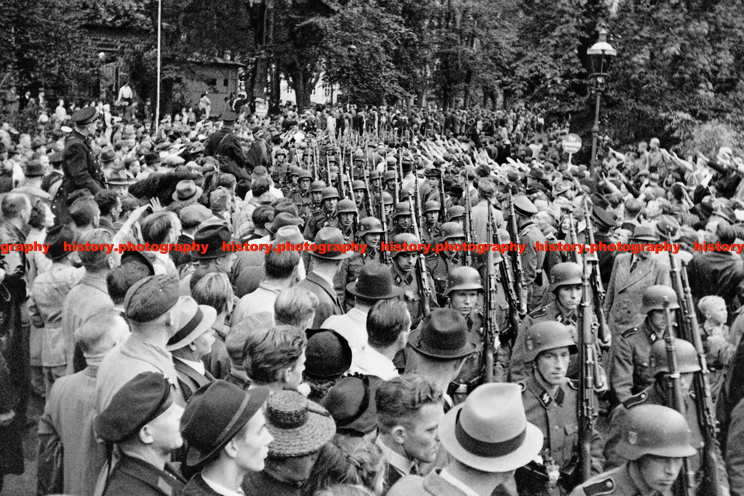 F016923 Danish Volunteers of the Waffen SS Freikorps Danmark March On ...