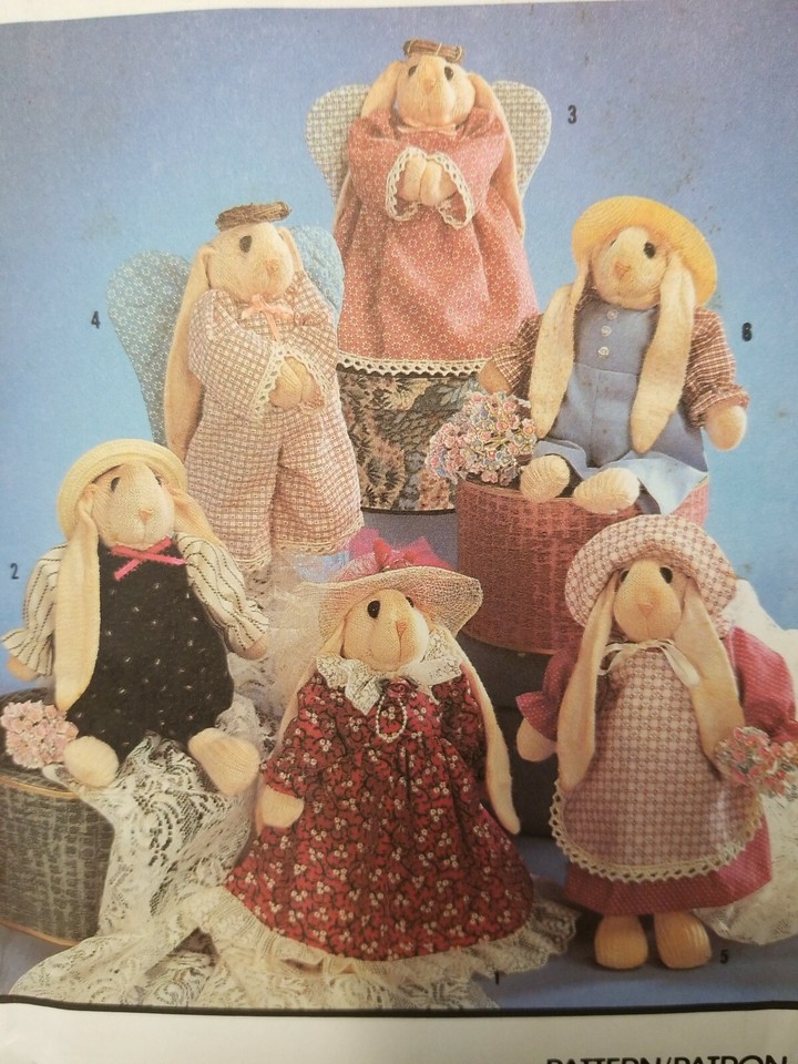 SIMPLICITY CRAFT Pattern ~ 7421 SOCK BUNNY & CLOTHES Uncut FF | eBay