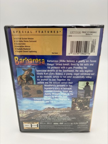 Barbarosa (DVD, 2003) for sale online | eBay