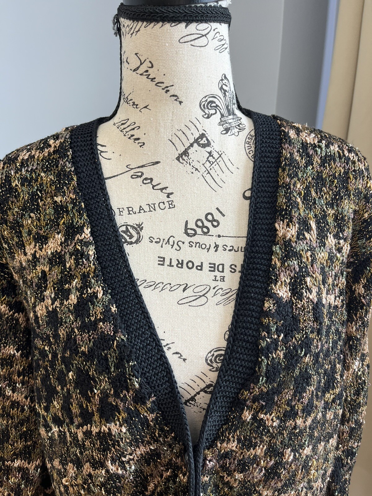 Peruvian Connection knit pima cotton cardigan Size M | eBay