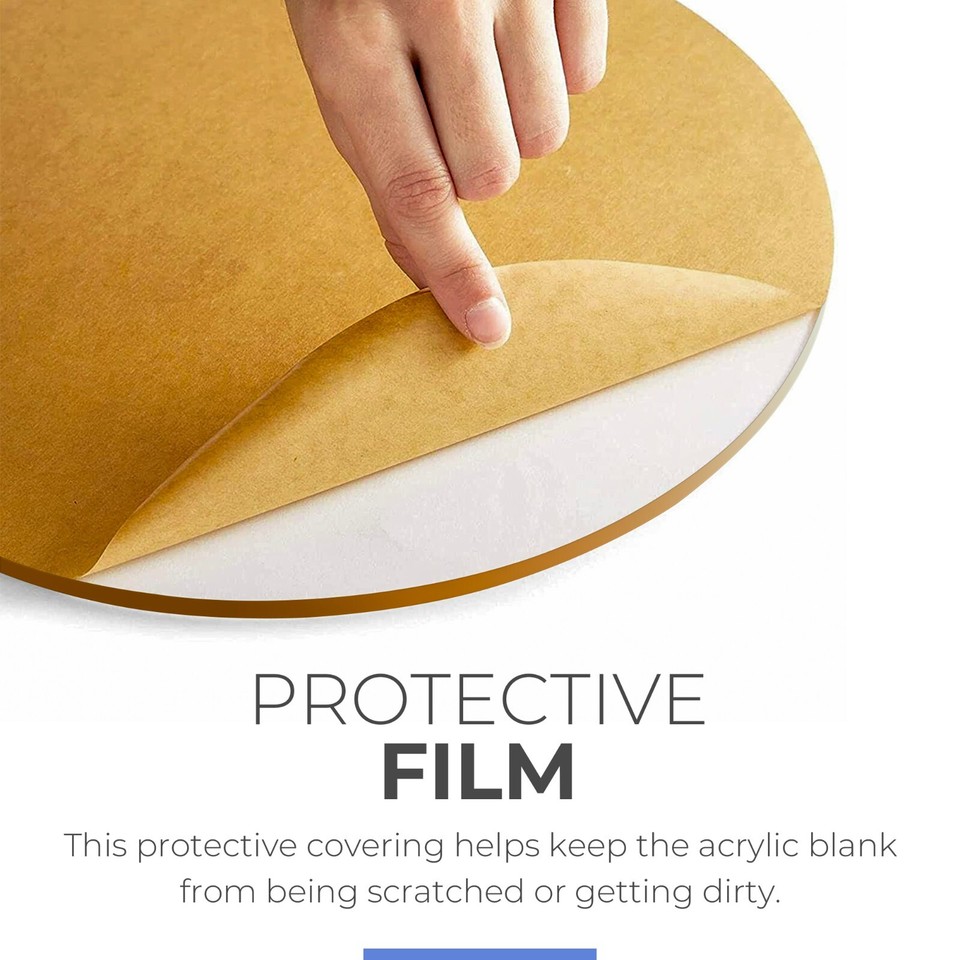 Plexiglass Table Top 1/2" (12mm) Thick Clear Round Acrylic Table Top w ...