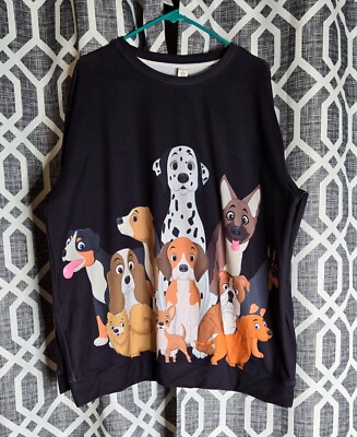 Pixie Lady Lightweight Sweatshirt Womens Large Dog Breeds Long Sleeve ...