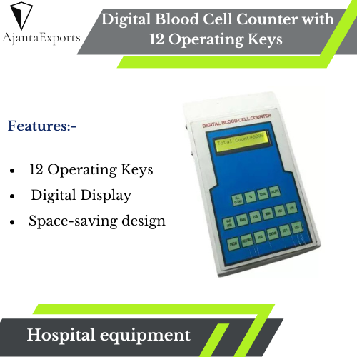 Digital Blood Cell Counter with 12 Operating Keys | eBay