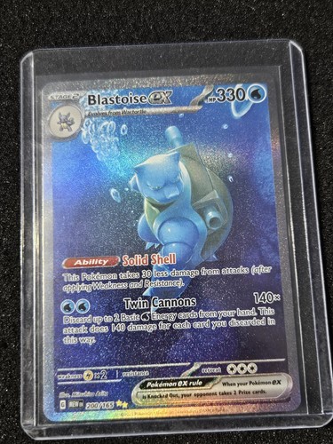 Blastoise EX 200/165 Scarlet & Violet 151 SIR Pack Fresh | eBay