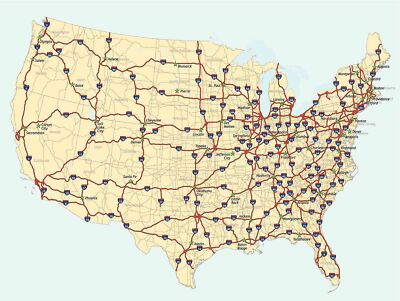 UNITED STATES INTERSTATE TRANSPORTATION SYSTEM 24" HEAVYDUTY USA MADE ...