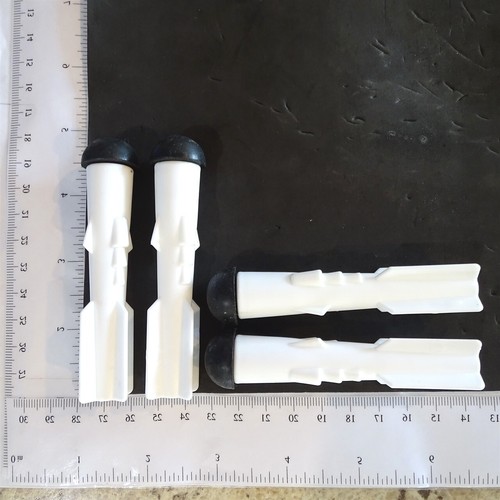 Nylint 4 White Plastic Rubber Tip Missile/Rocket NYP-019W-4 Replacement ...